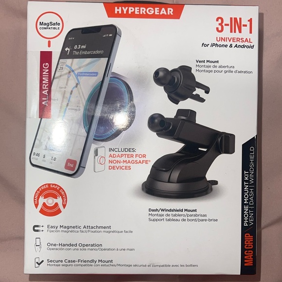 Car Audio, Video & GPS | New Hypergear Phone Mount Kit Magsafe ...